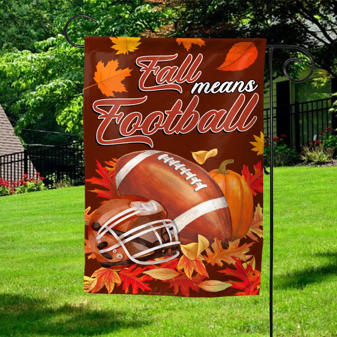 Football Flag/football Garden Flag/american Football Flag/fall Yall ...