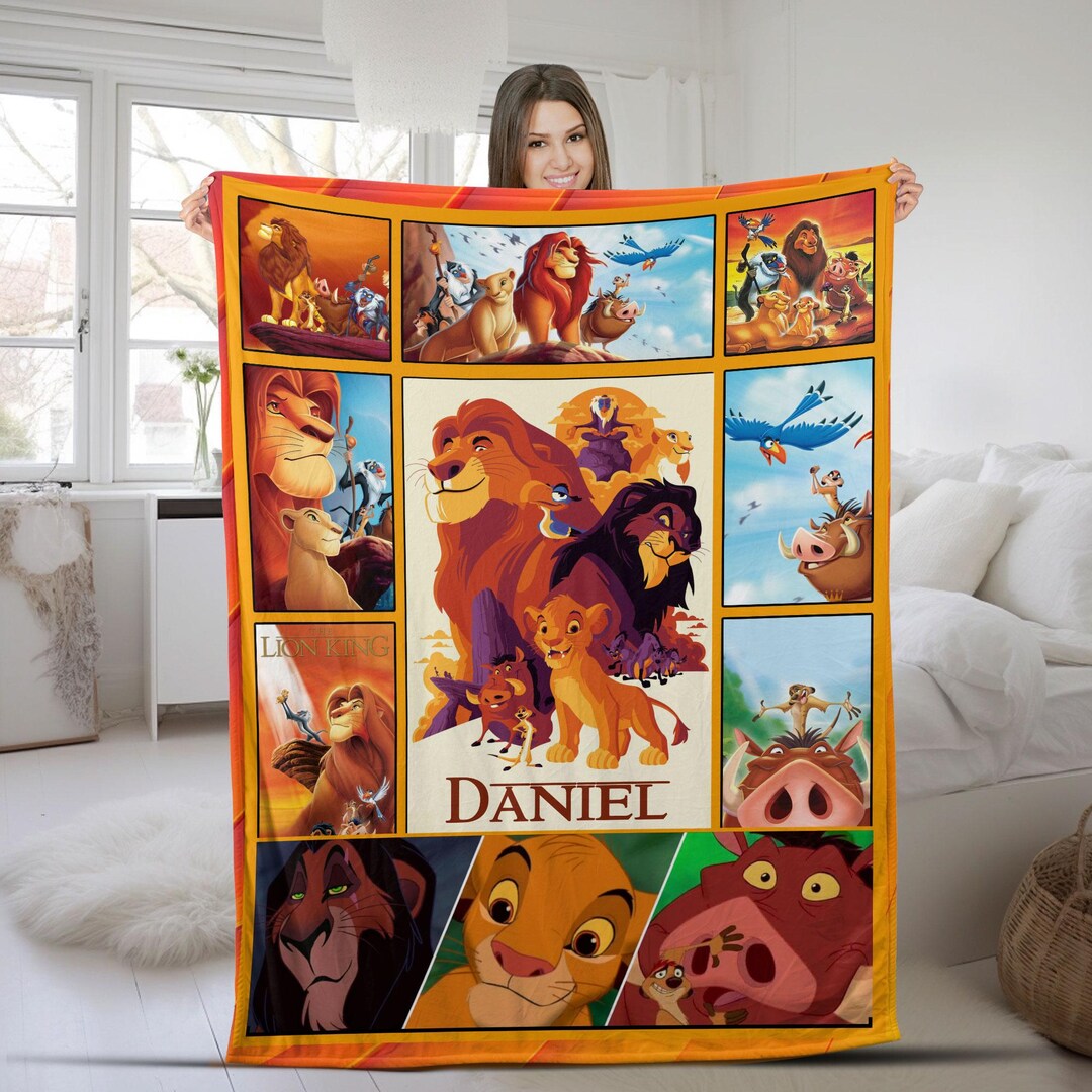 Disney the Lion King Blanket/disney Lion King Blanket/lion King Blanket ...