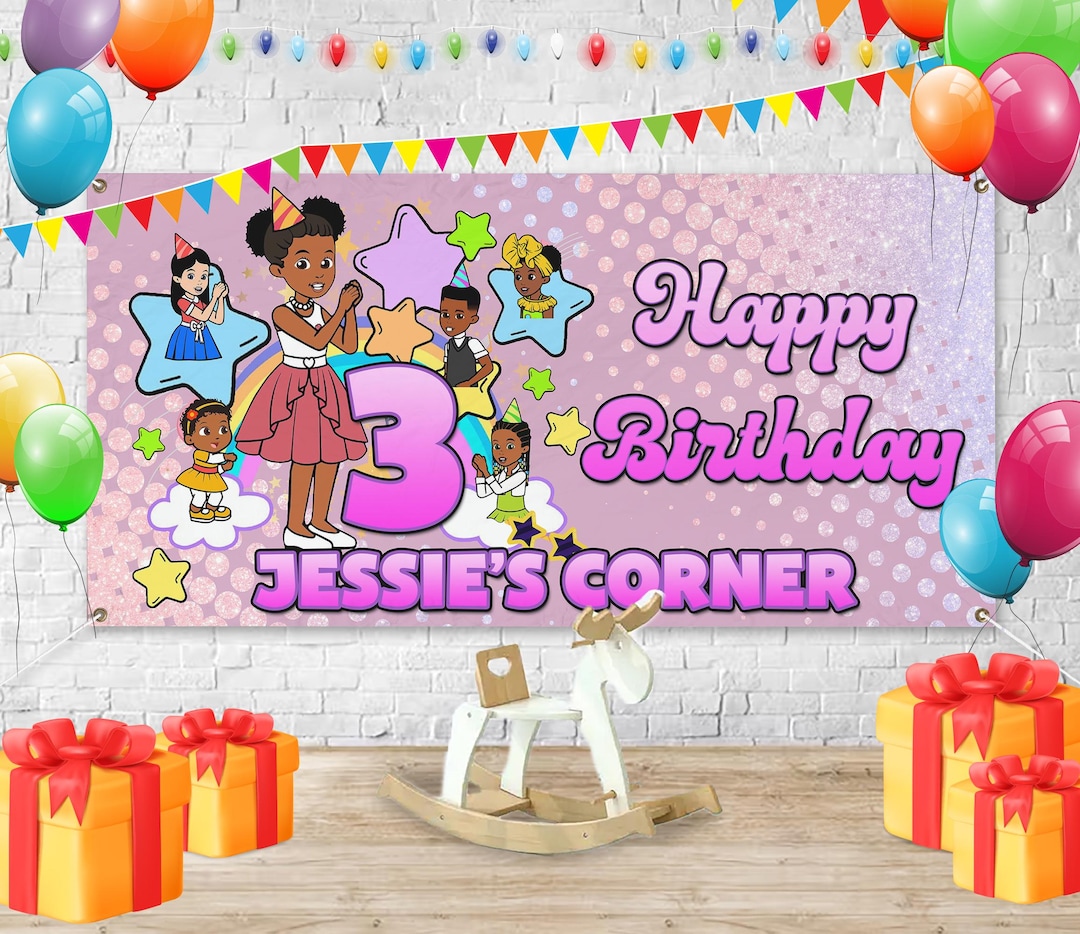 Gracies Corner Banner, Gracie’s Corner Birthday Backdrop Gift, Girls ...