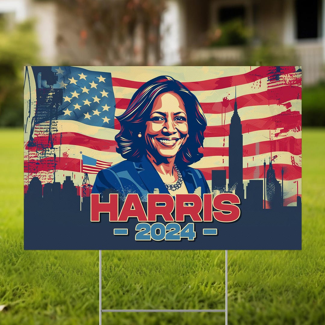 Kamala Harris 2024 Yard Sign, President Kamala Harris 2024 Sign, Madam ...