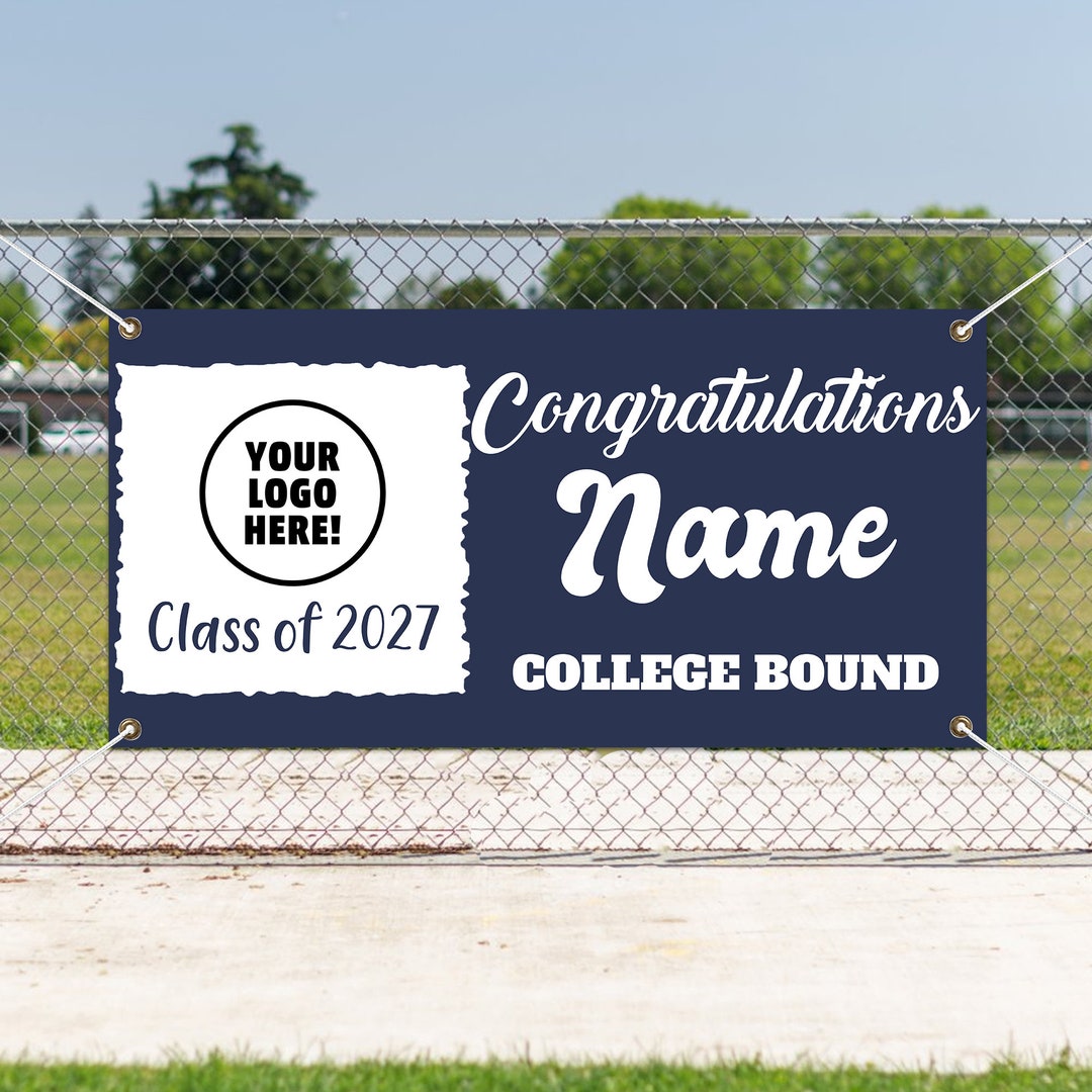 Personalized Graduation Banner Graduation Senior Banner Class of 2024 ...