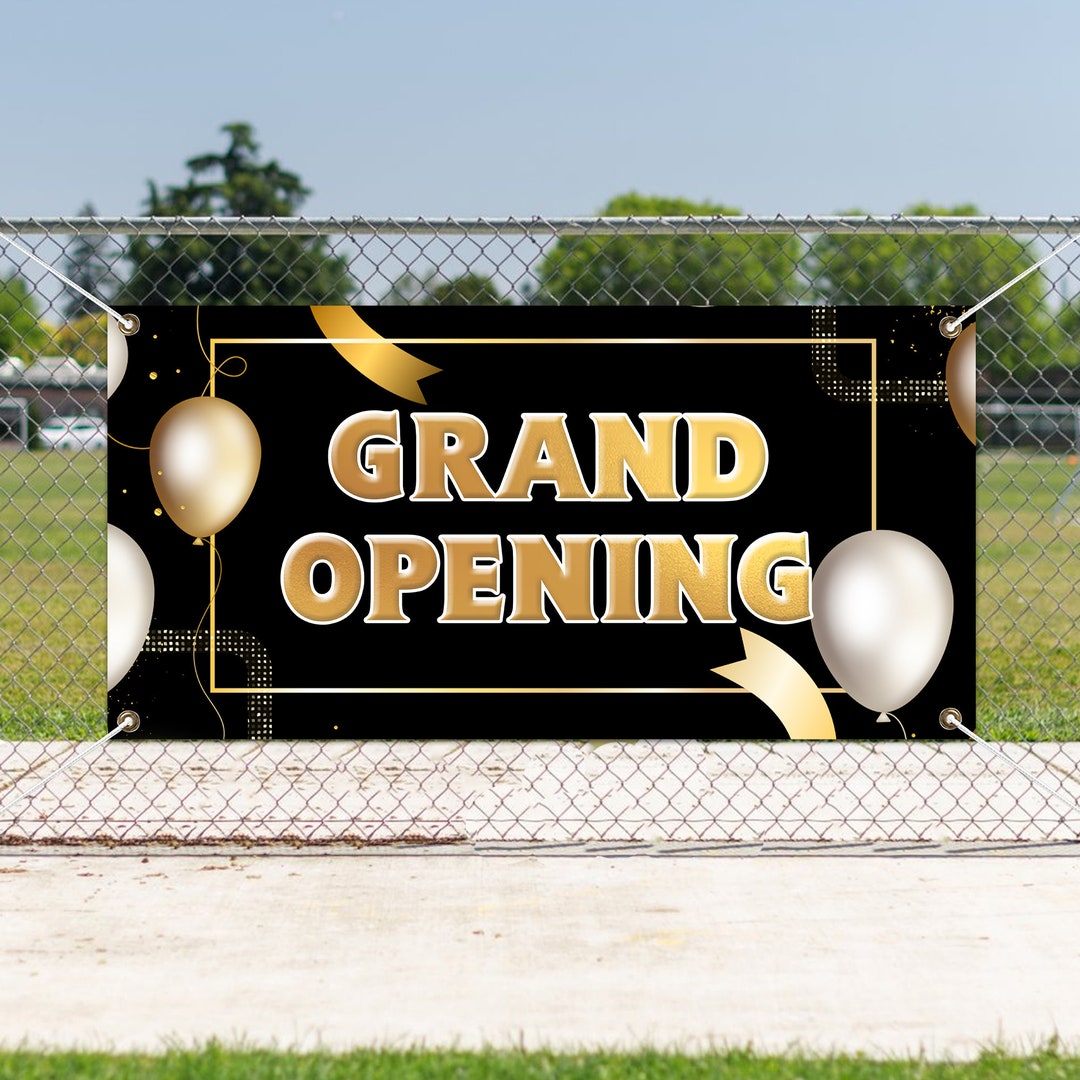 Grand Opening Banner, New Store Grand Opening Banner, Grand Opening ...