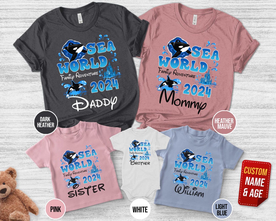 Sea World Family Shirts/sea World 2024 Trip Shirt/sea World Family ...
