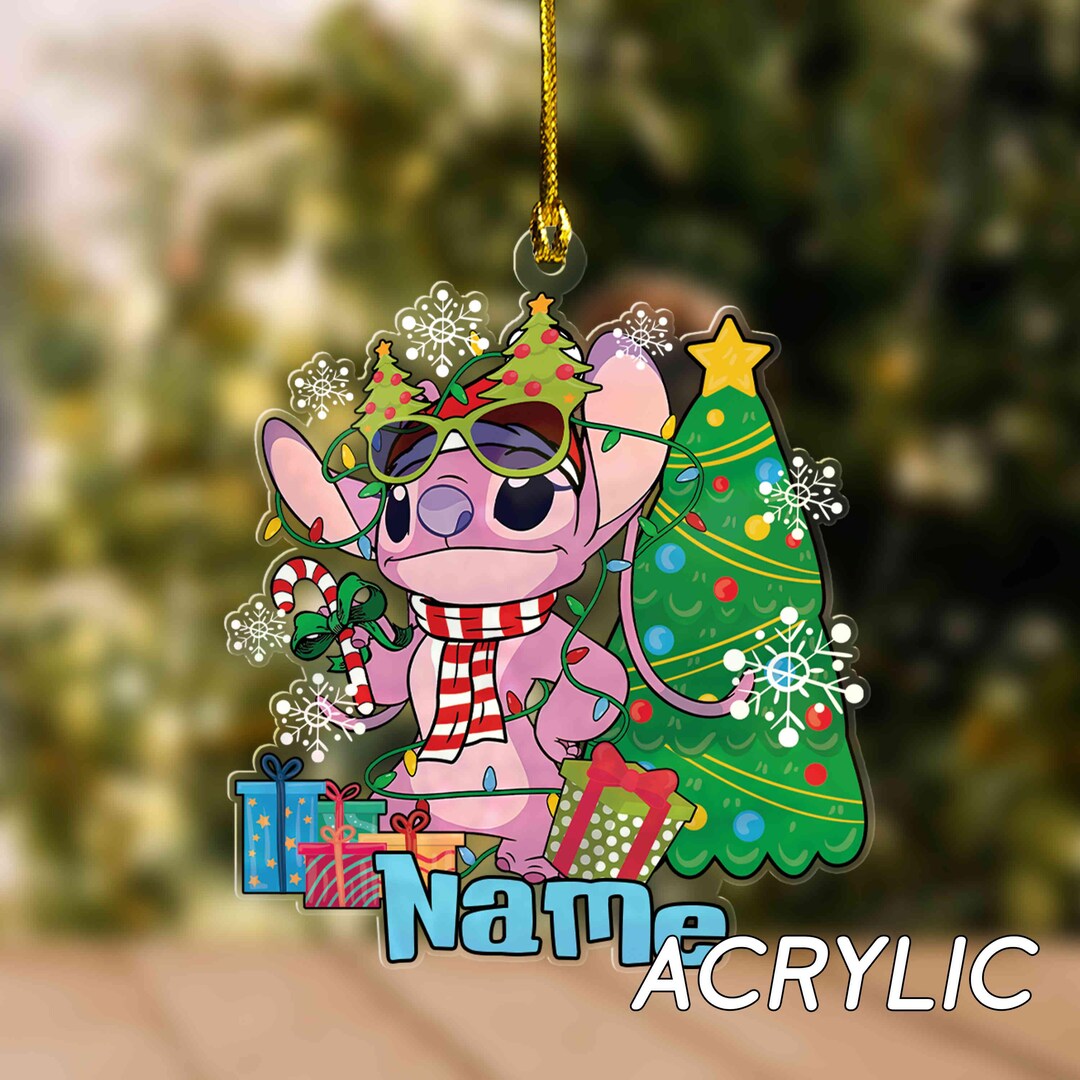 Personalized Stitch and Lilo Ornament/christmas Lilo and Stitch ...