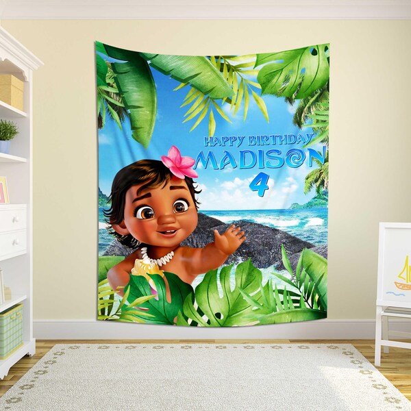 Moana Backdrop - Etsy