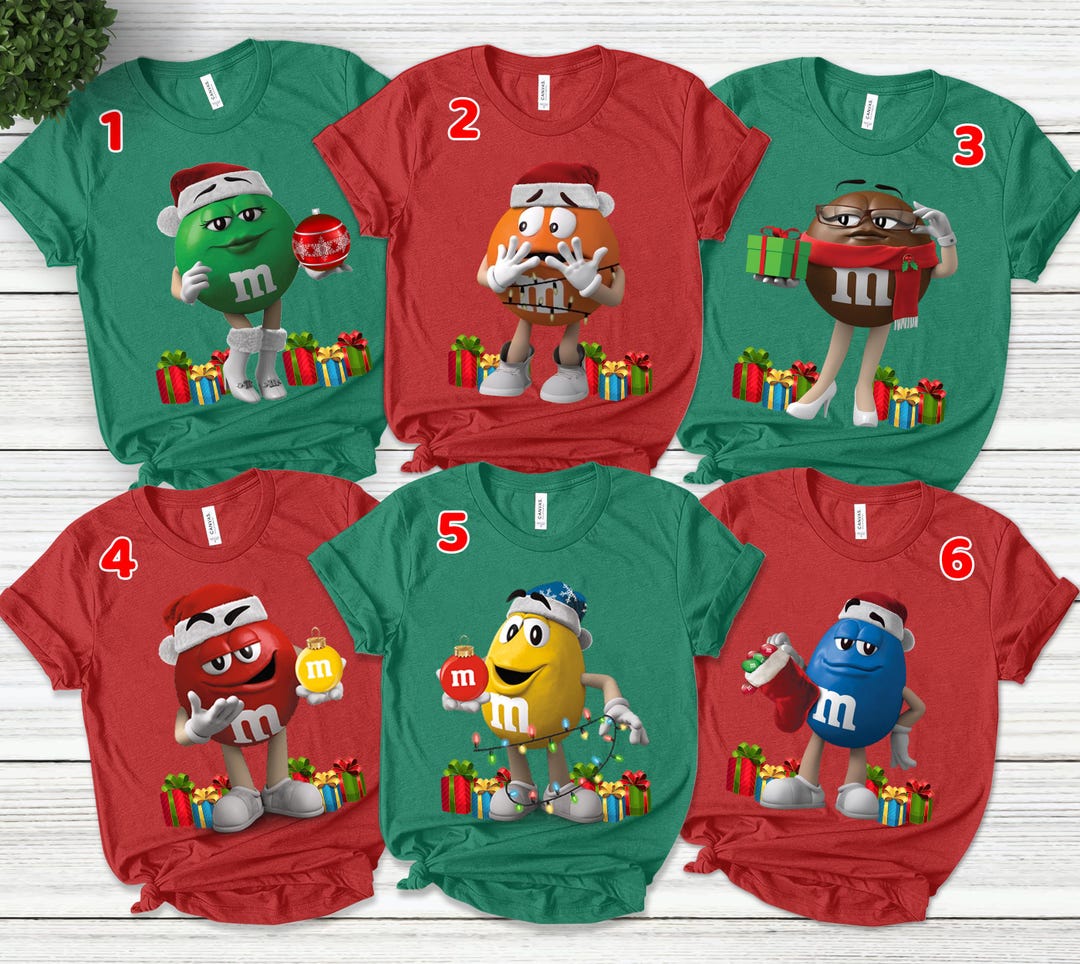 M&M Candies T Shirt, M and M Matching Family Shirt Group MM Shirt ...