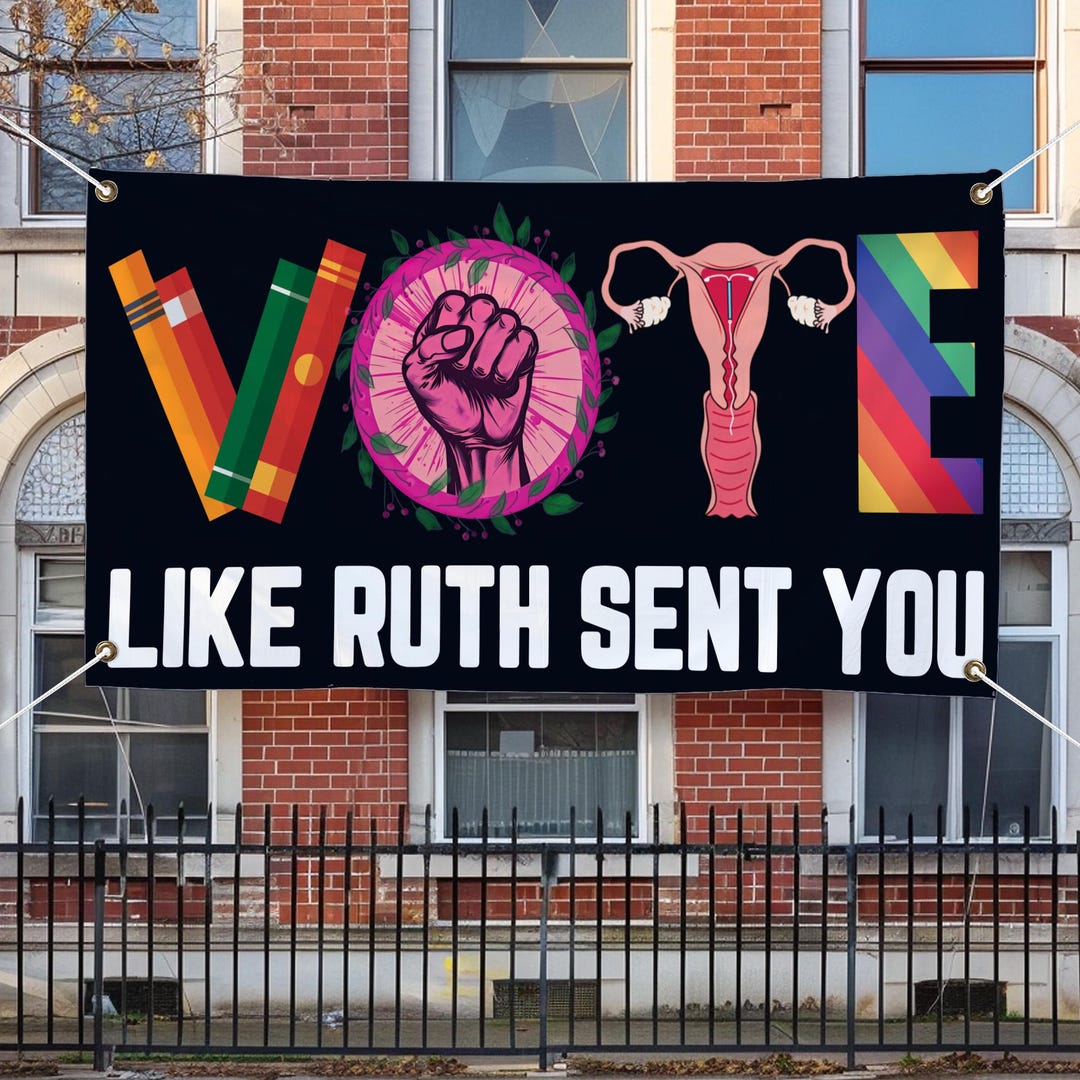 Roe Roe Roe Your Vote Like Your Rights Depend on It Flag/human Rights ...