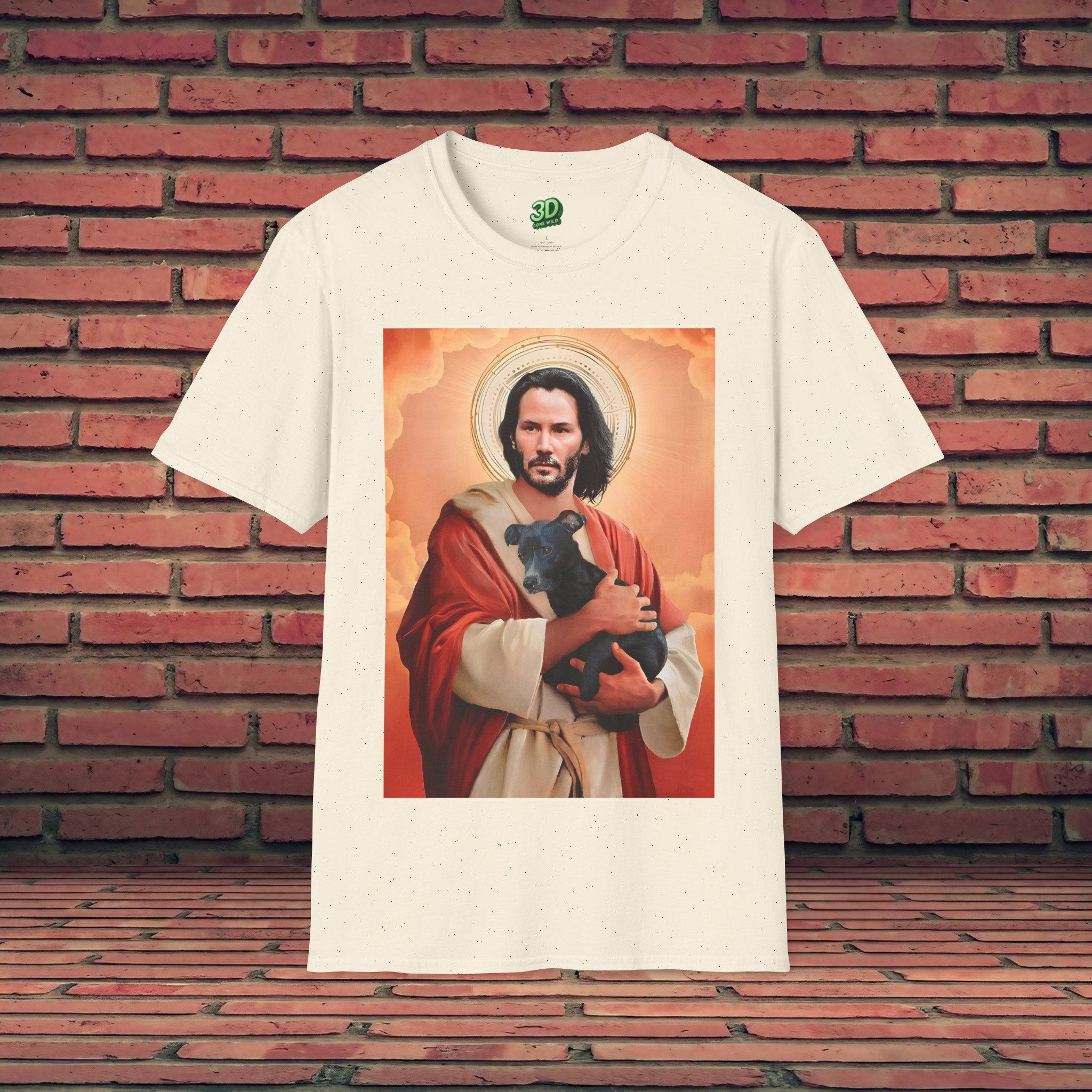 Funny Shirt Keanu Reeves Jesus Holy Celebrity John Wick Shirt Meme ...