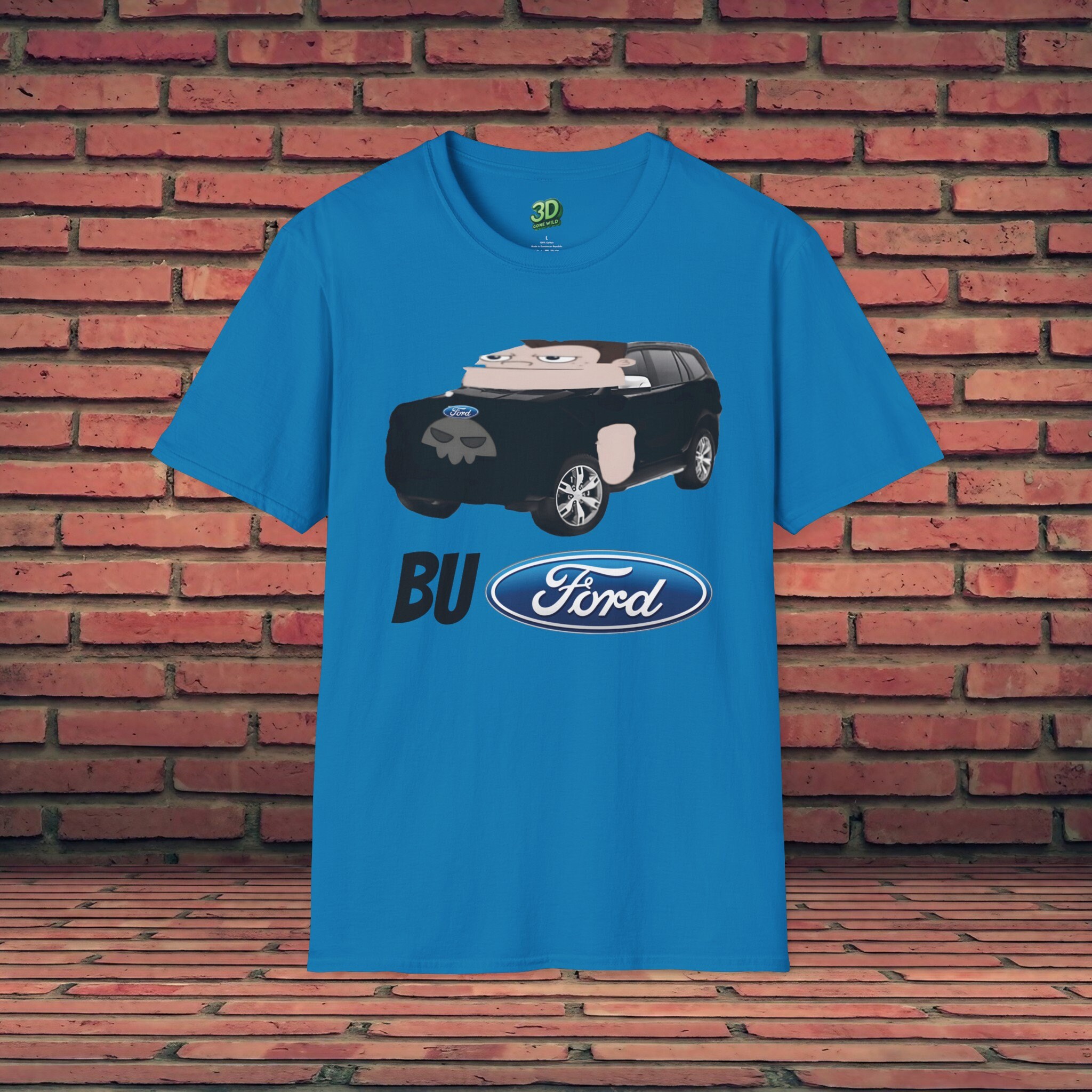 Funny Shirt Bu-ford Phineas and Ferb Offensive T-shirt Funny Car Joke ...