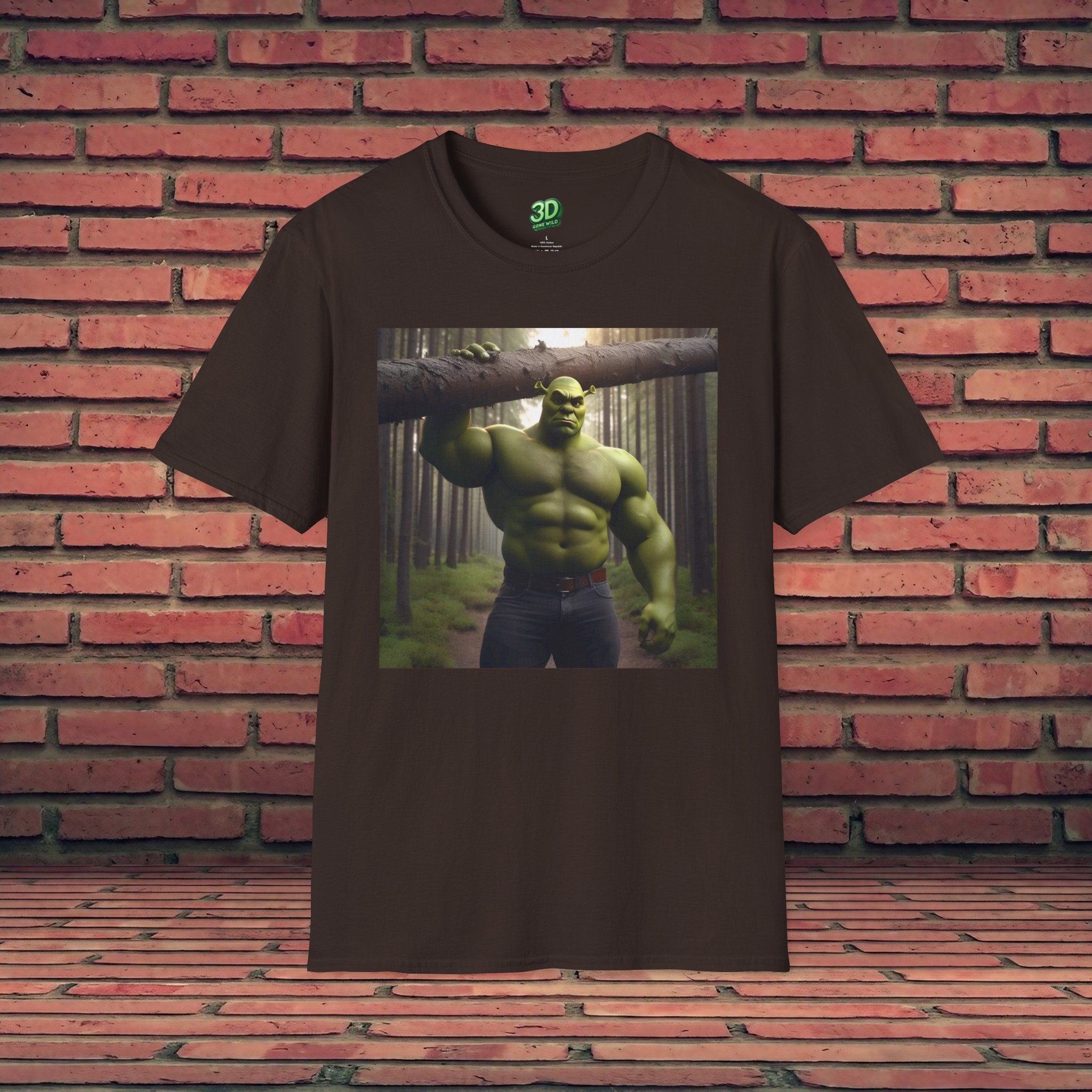 Funny Shirt Buff Shrek Gym T-shirt Shrek Meme Gym Humor Meme Graphic ...
