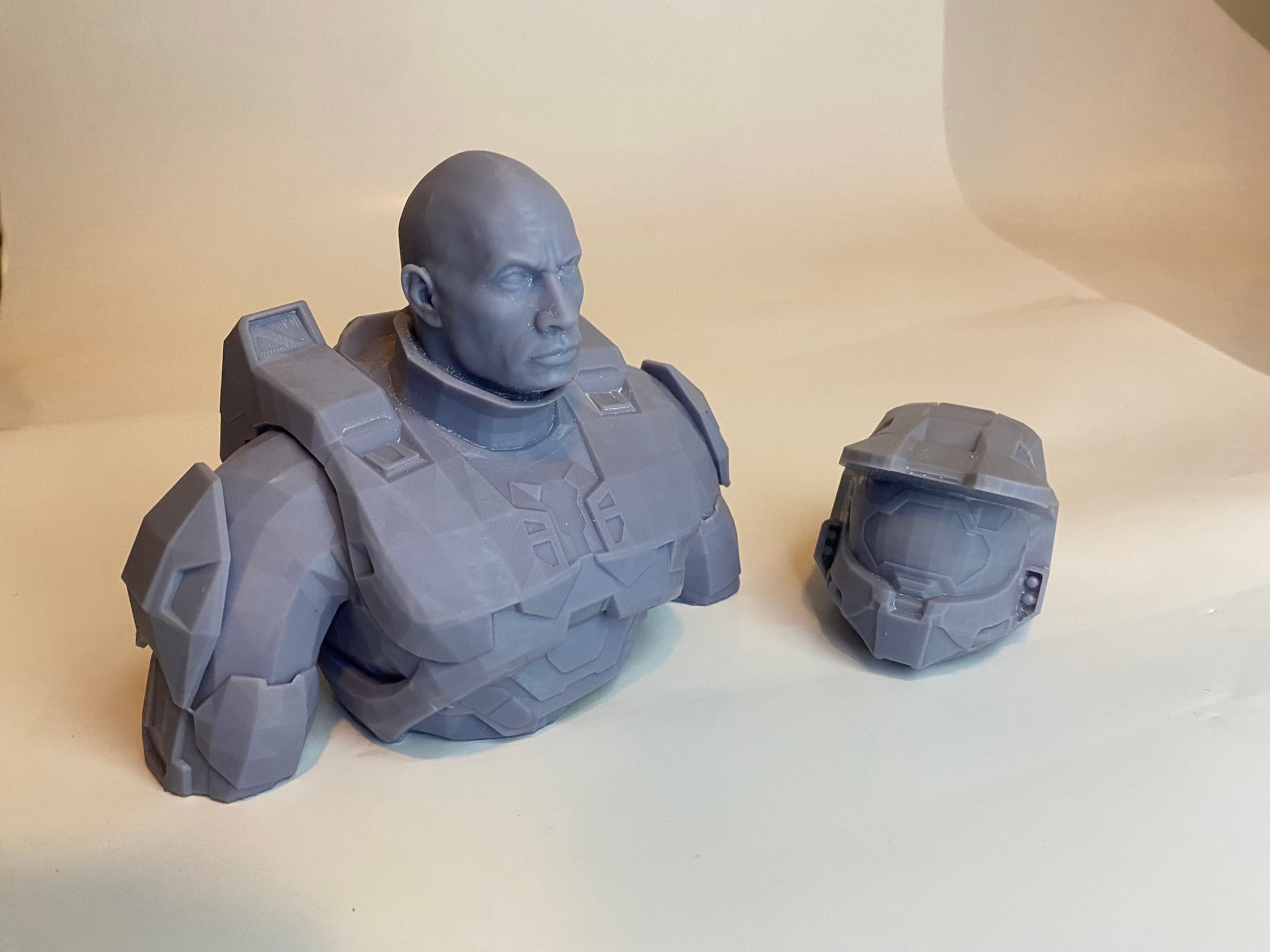 Master Chief Dwayne the Rock Johnson 3D Printed - Etsy