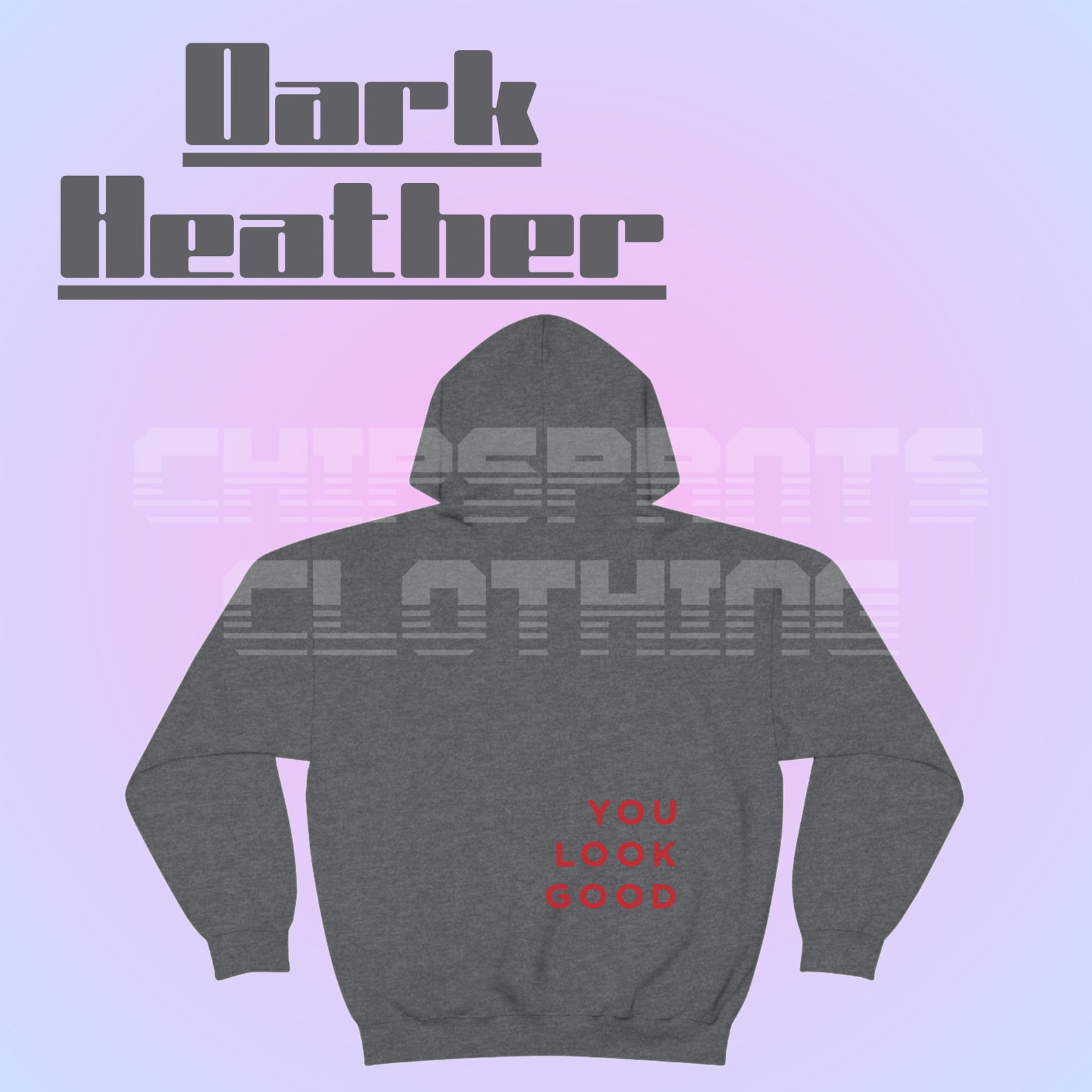 You Look Good Hoodie, Aesthetic Hoodie, Trendy Hoodie, Positive Words ...