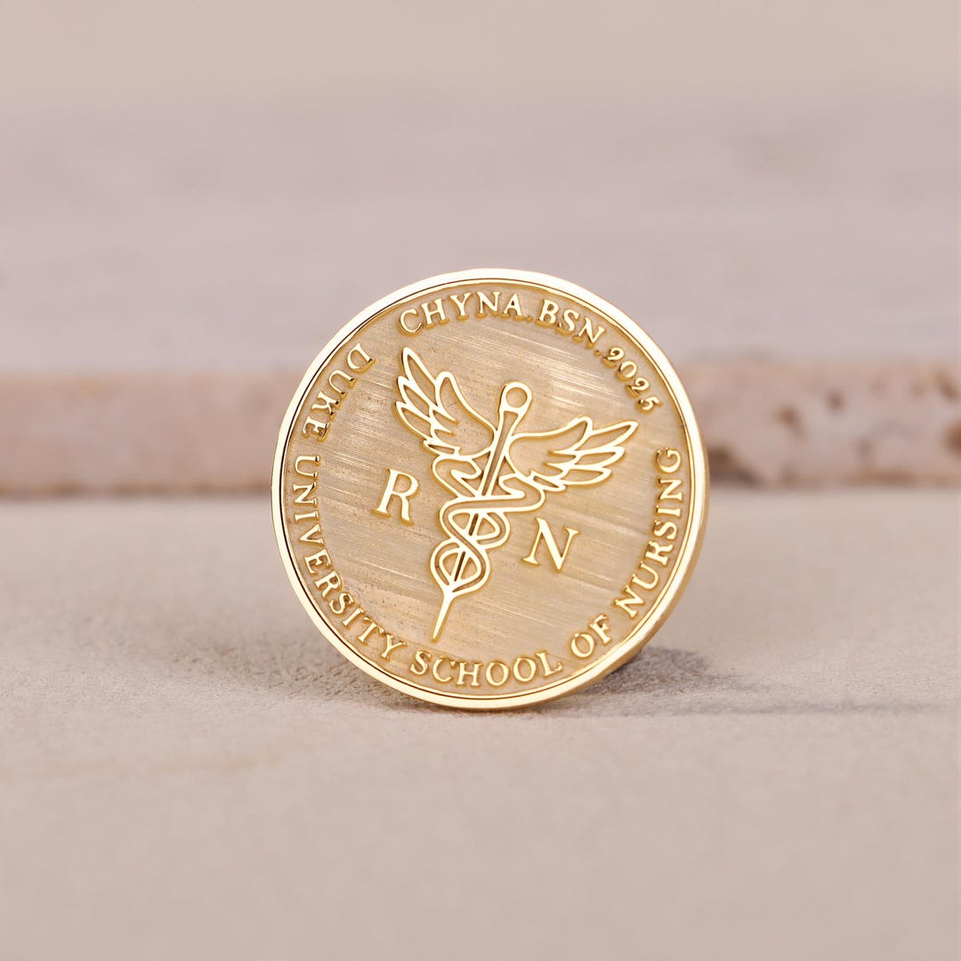 RN Nursing Pinning Ceremony Pin – Custom Nurse Graduate Gift With Caduceus Symbol | BSN & RN ...