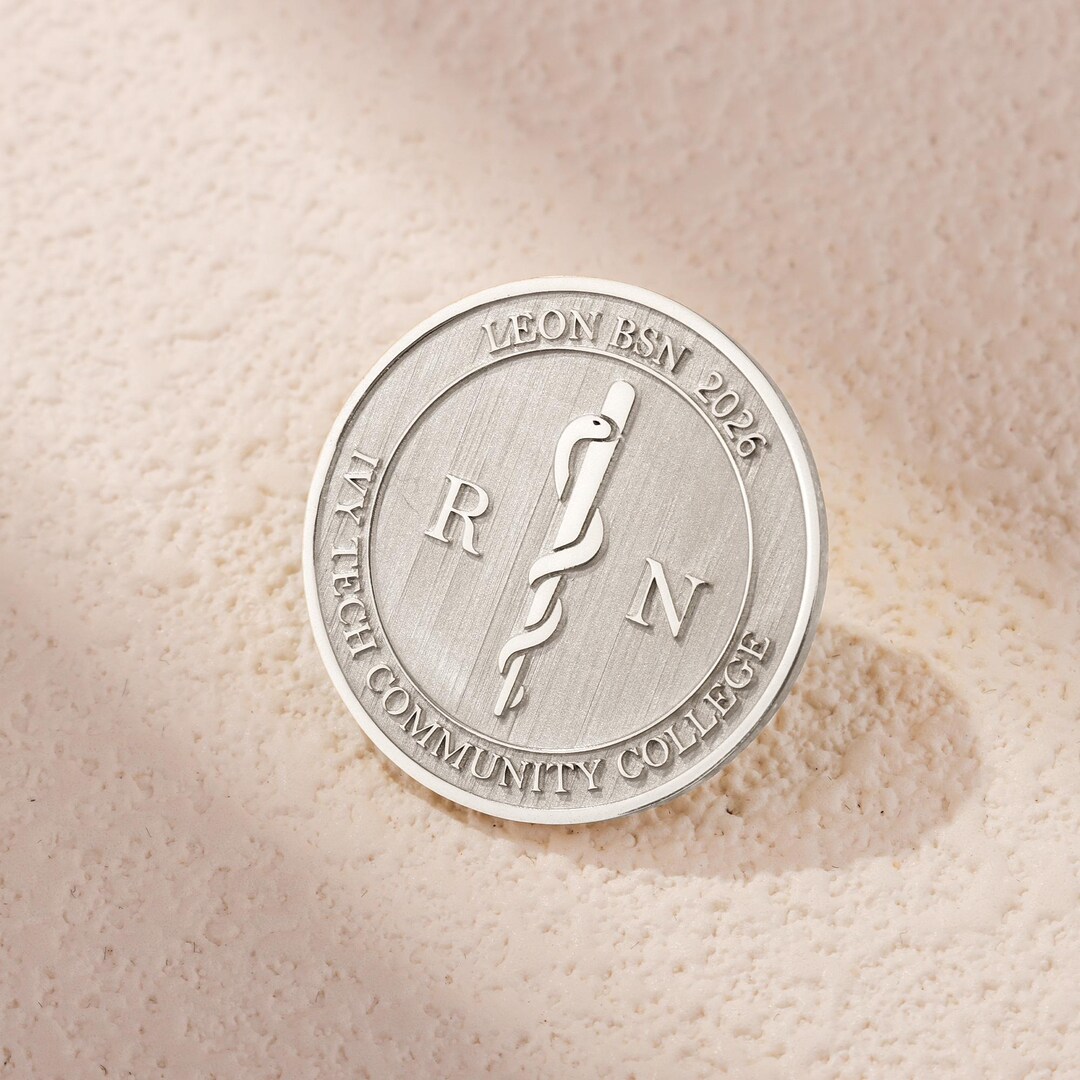 18K Gold Plated Nursing Pin – Pins for Nursing School L Nurse Graduate ...