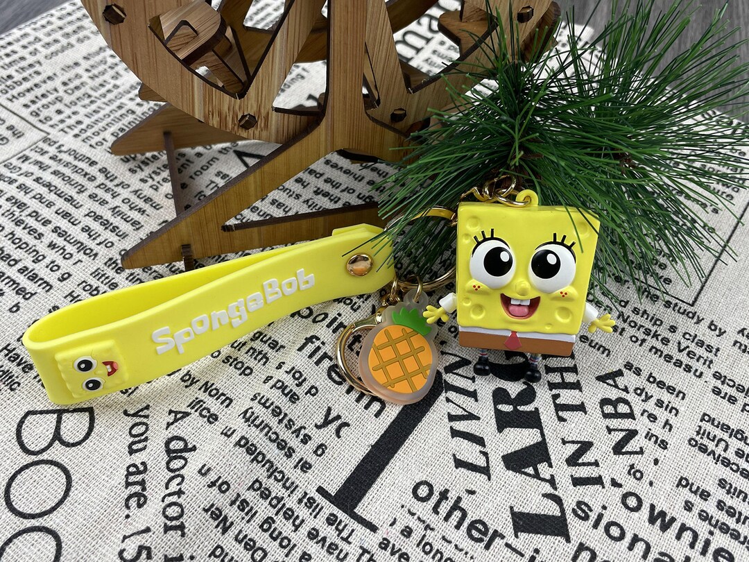 Cartoon Spongebob 3D Keychain Spongebob - Etsy