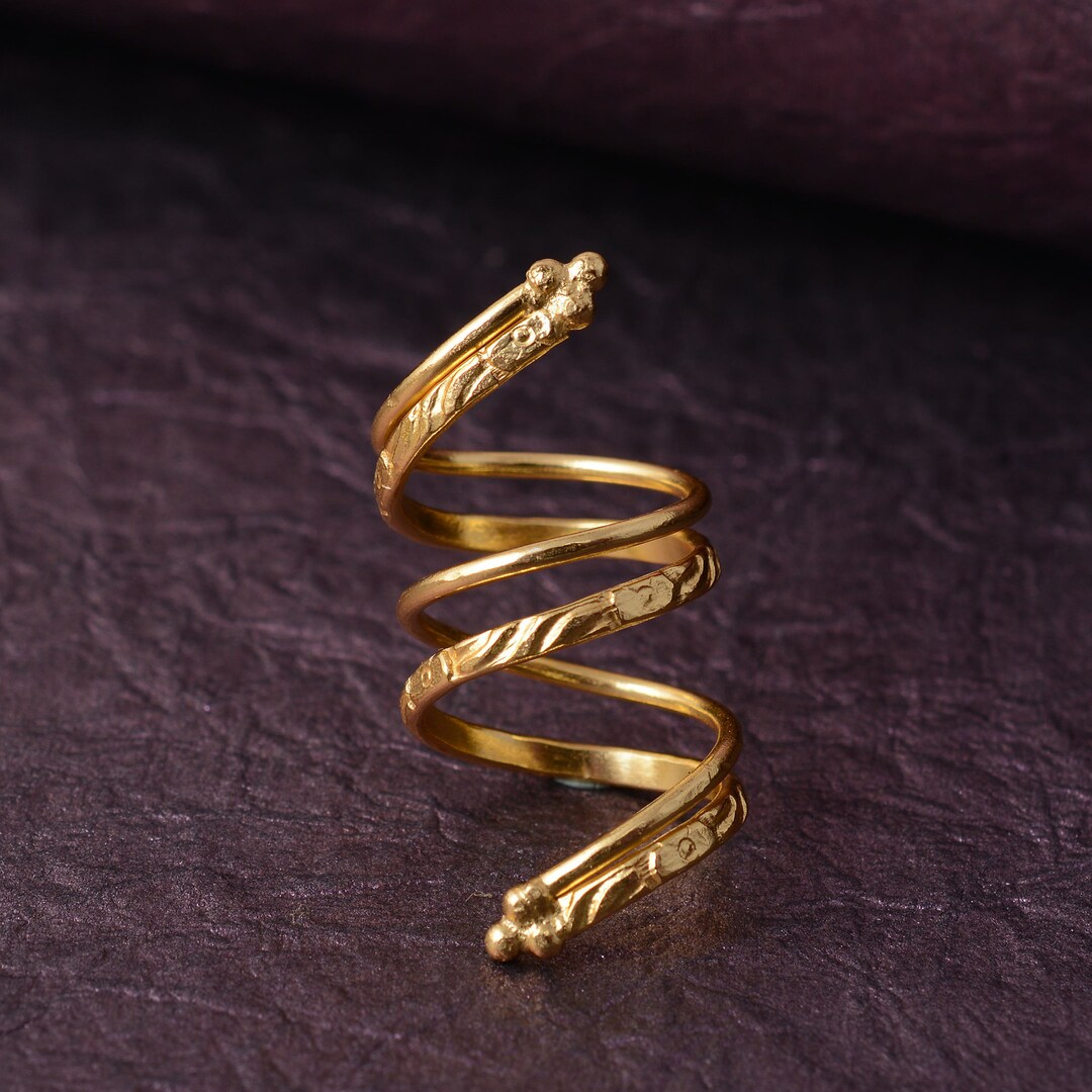 Arthritis Finger Splint for Both Joints Ring Adjustable Brass, Trigger ...