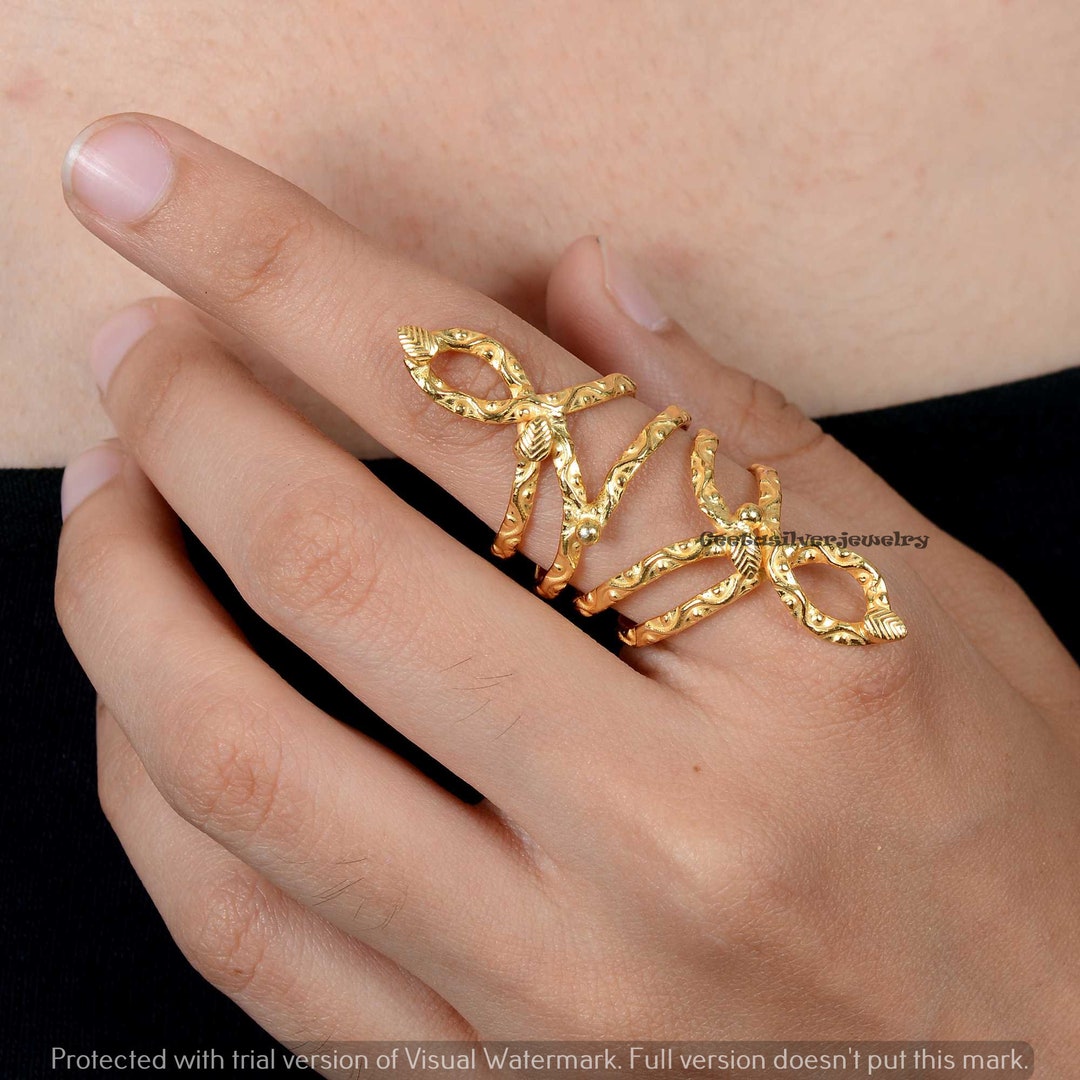 Handmade Arthritis Finger Splint Ring: Sterling Silver, Brass, or ...