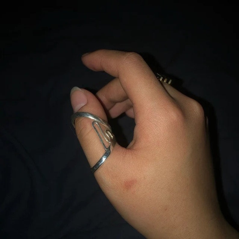 Thumb Splint MCP 925 Silver Ring MCP Hyperextension Splint - Etsy