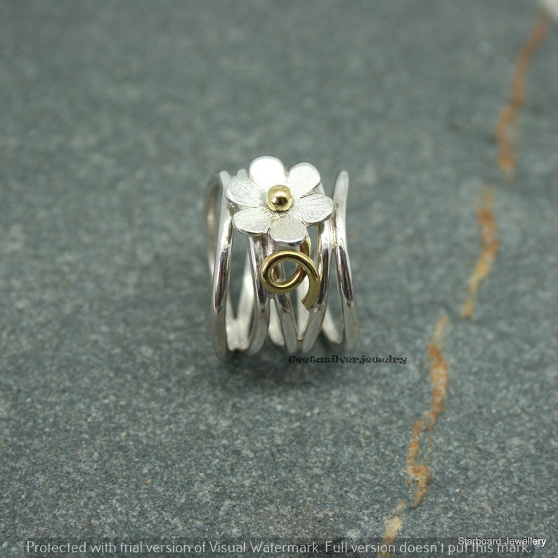 Chunky Rings, Sterling Silver Rings, Adjustable Rings, Everyday Rings ...