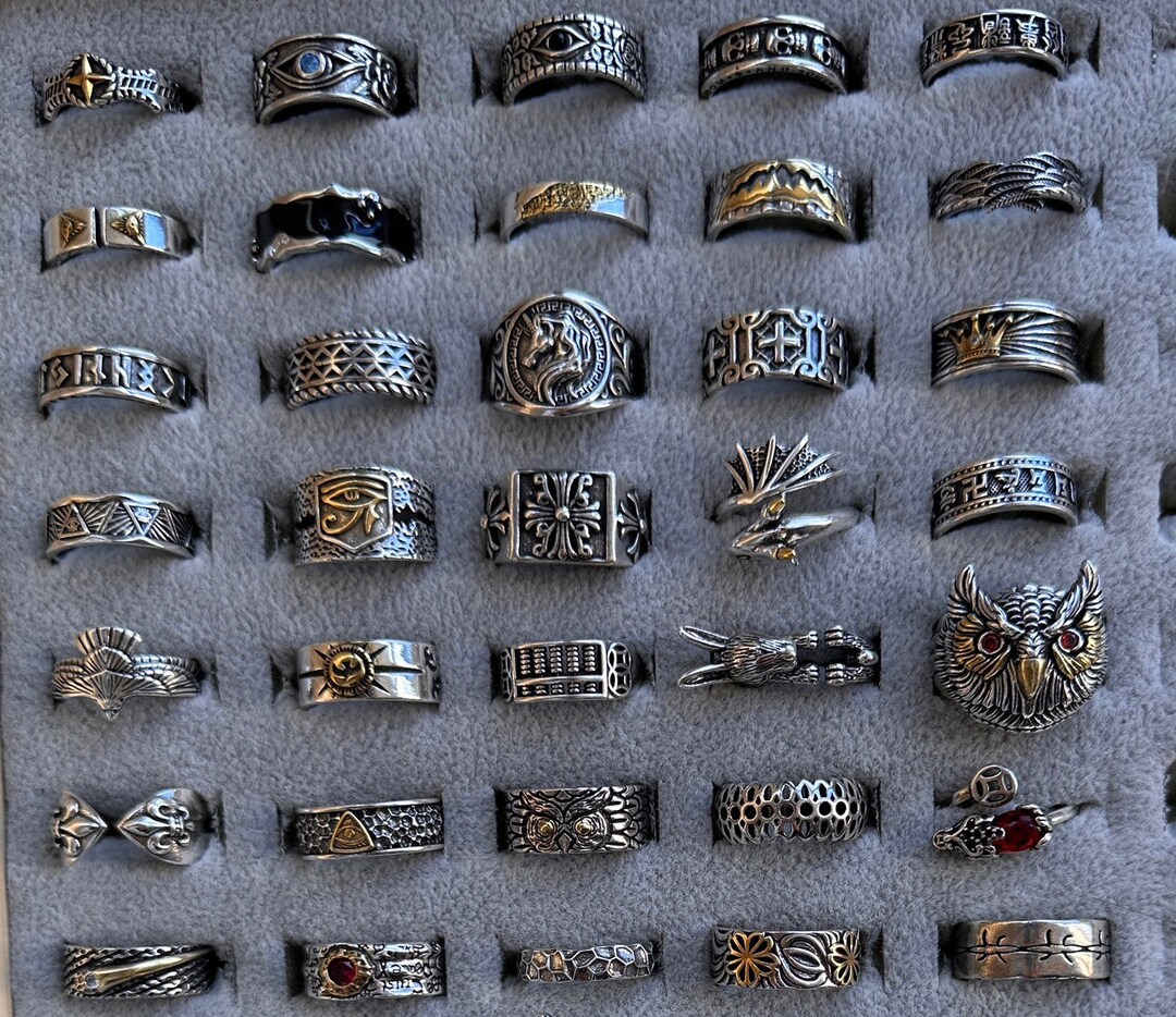 Punk Y2K Ring / Unisex Punk Ring / verstellbarer Punk Ring / Modern ...