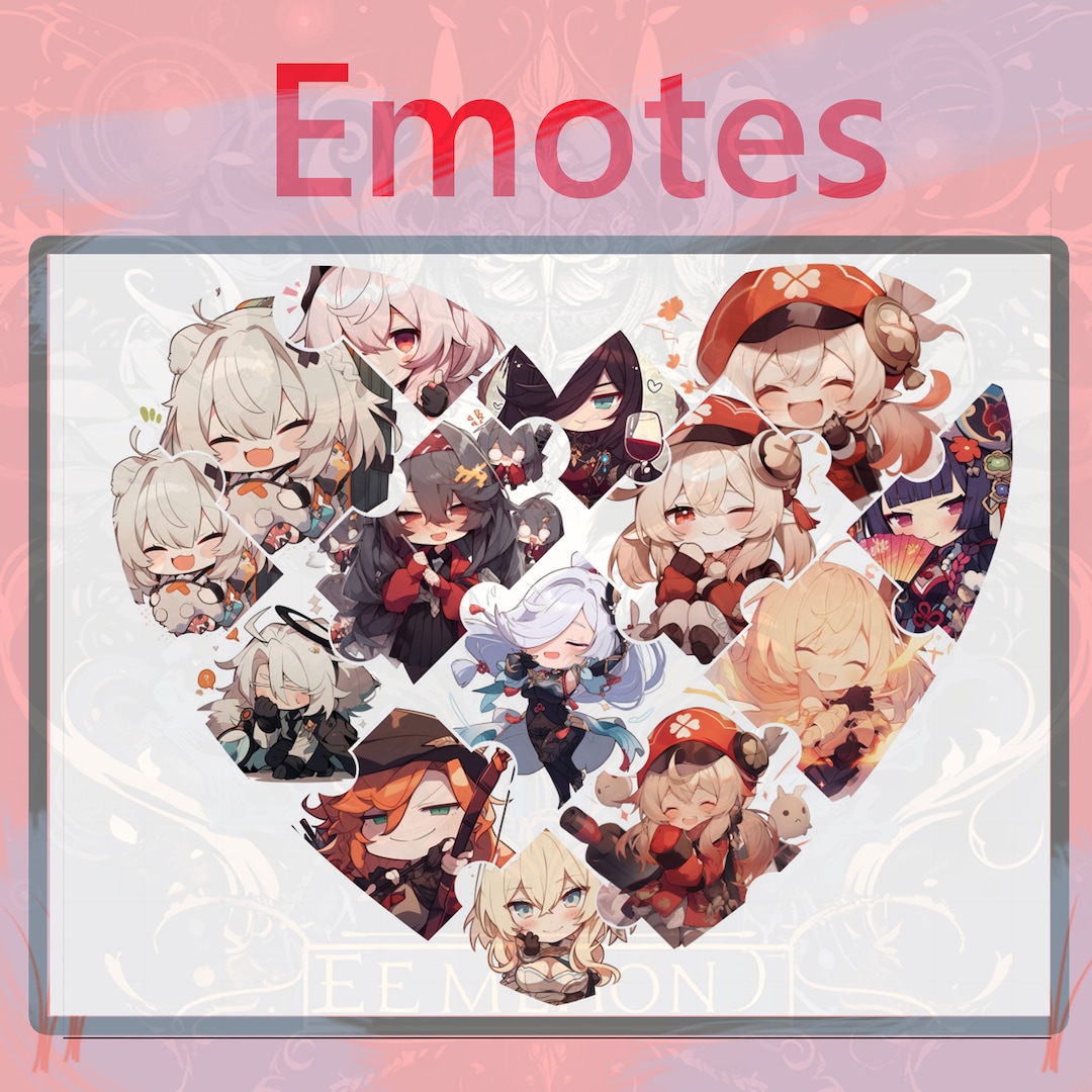 Genshin 1 Buy the Genshin-mix Emoticon Pack in Genshin Impact Include ...