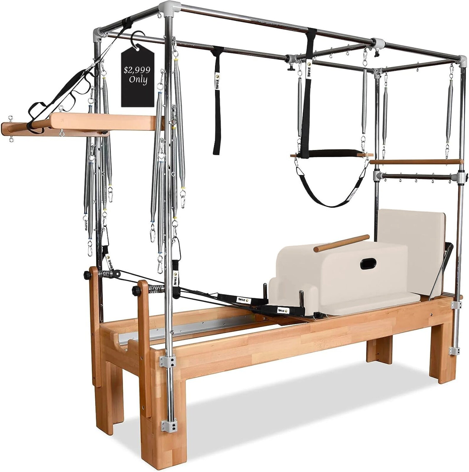 Yoga and Pilates Reformer Bed Full Trapeze Pilates Table With Full ...