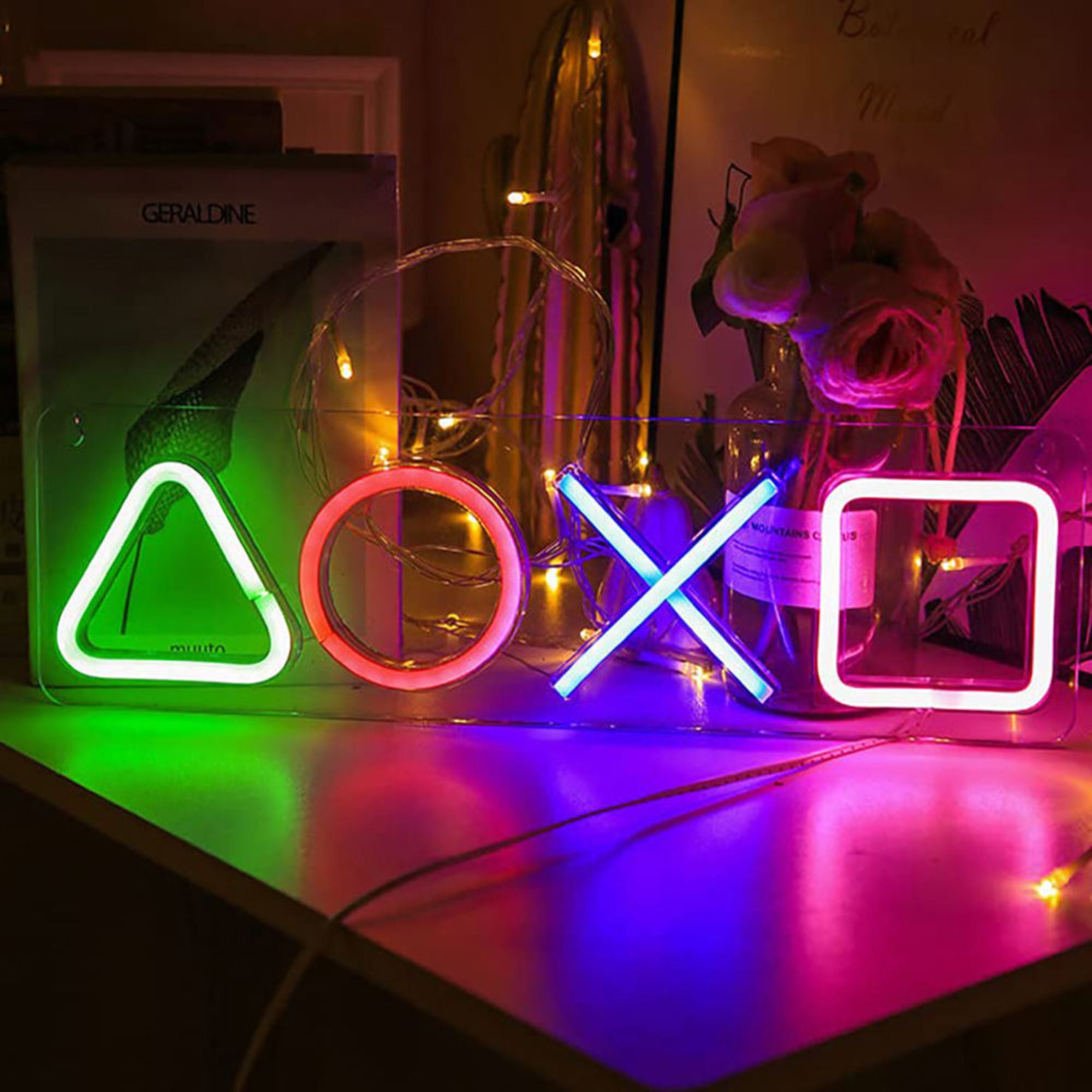 Playstation Neon Sign Custom Neon Sign Neon Personalized Gifts Wedding ...