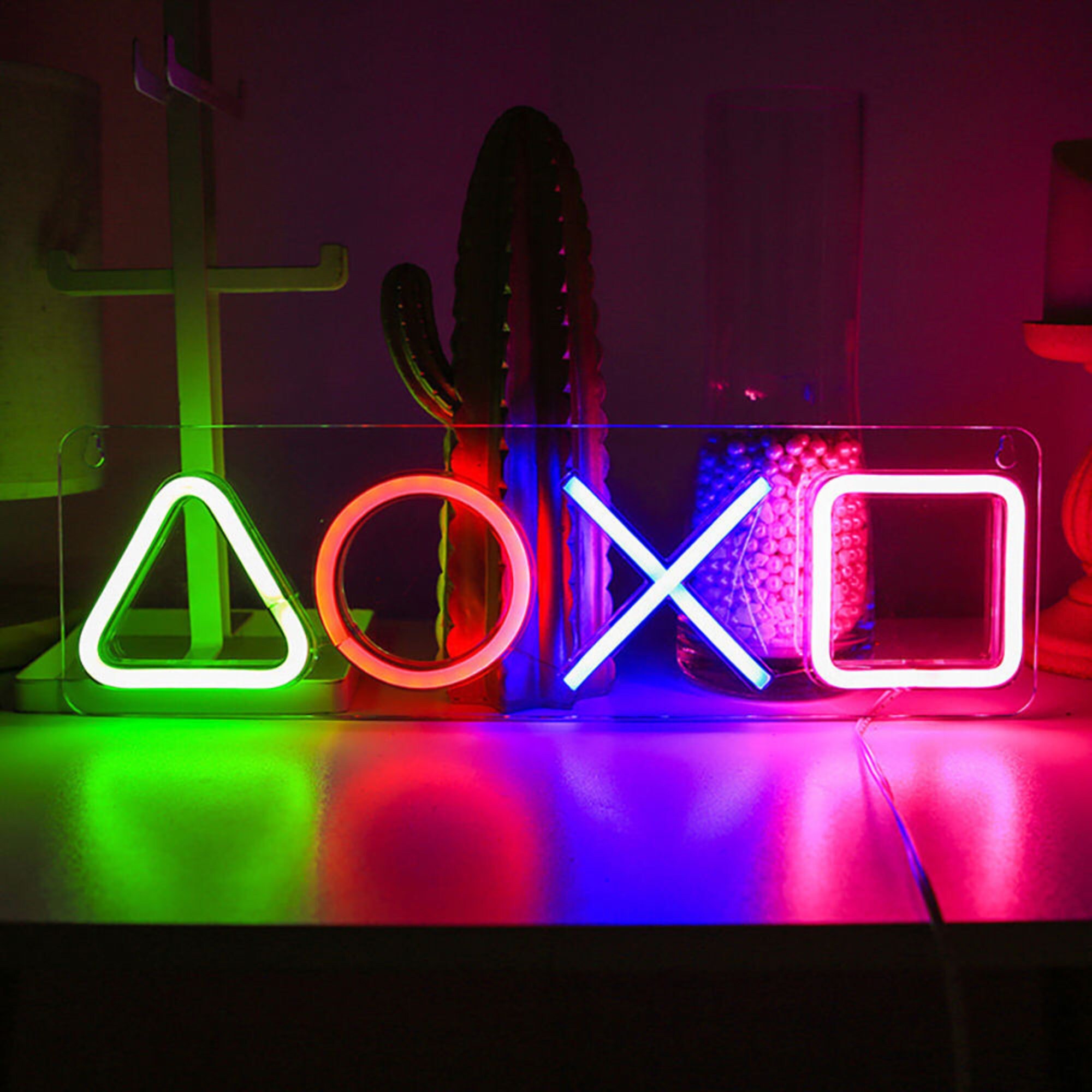 Playstation Neon Sign Custom Neon Sign Neon Personalized Gifts Wedding ...