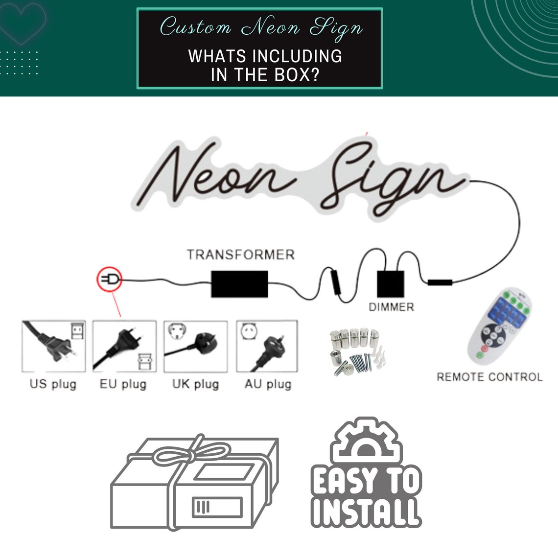 Merry Christmas Neon Sign Merry Christmas Shop Signage Christmas Decor ...