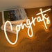 Congrats Neon Sign Custom Graduation Decor Personalized Gifts Custom ...