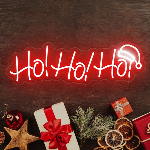 Ho Ho Ho Lights Sign - Etsy