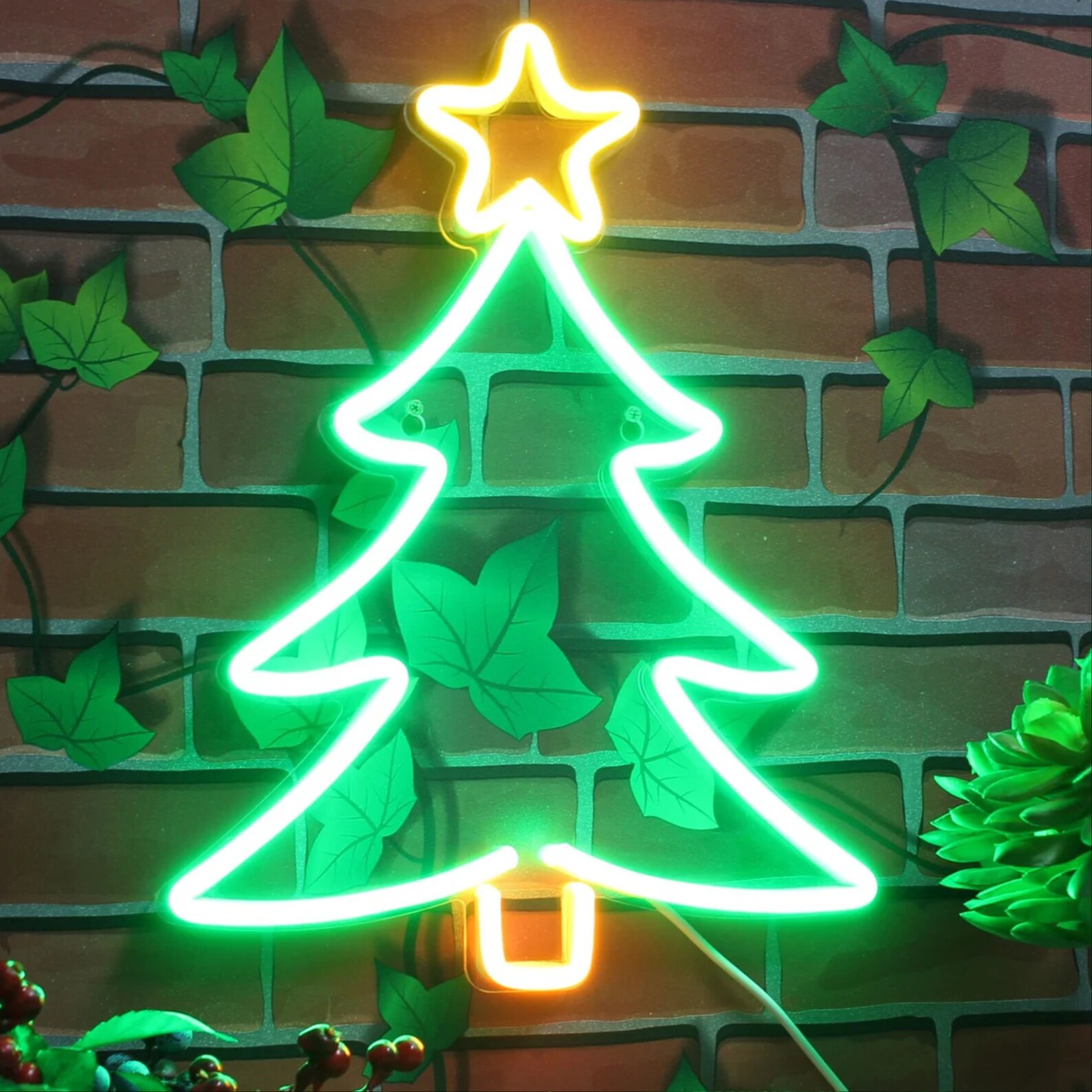 Merry Christmas Neon Sign Merry Christmas Shop Signage Christmas Decor ...