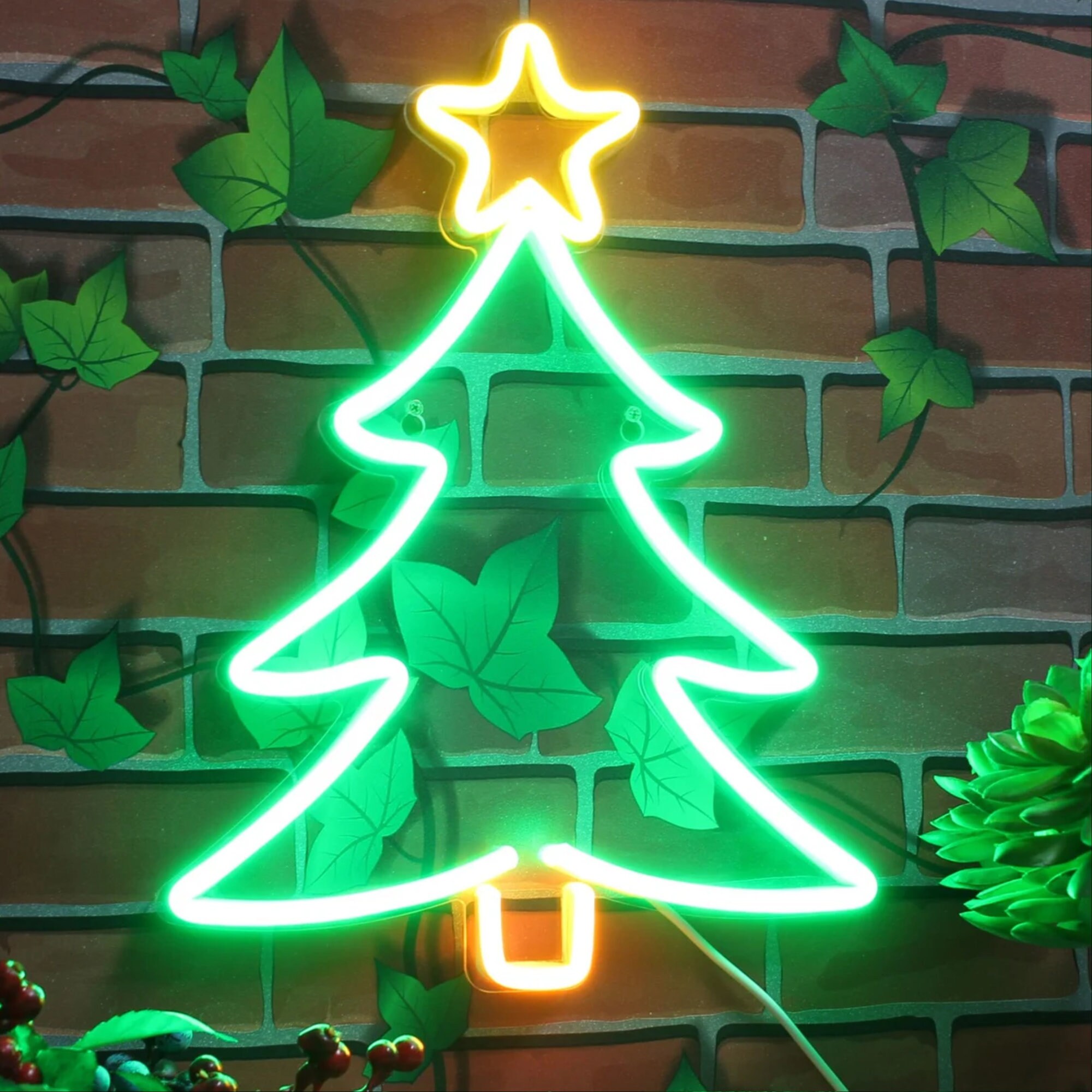 Merry Christmas Neon Sign Merry Christmas Shop Signage Christmas Decor ...