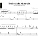 Turkish March (grade 2) Digital Piano Sheet With Note Names - Etsy