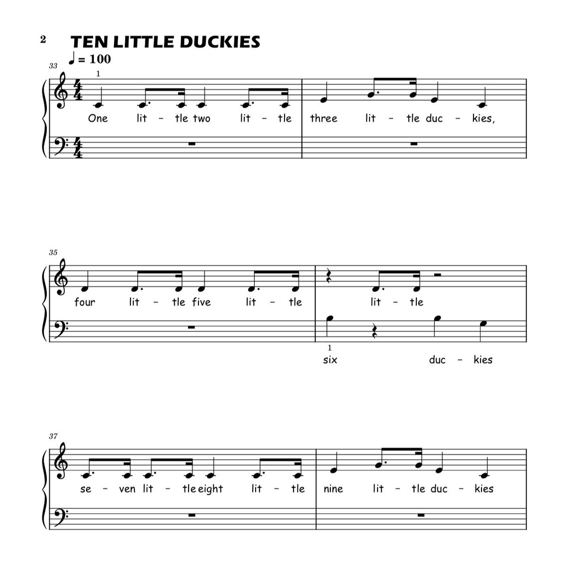 Nursery Rhymes Easy Piano From Cocomelon Five Finger Position Kids - Etsy