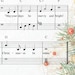 White Christmas for Kids - Piano Sheet Music Score With Note Names and ...