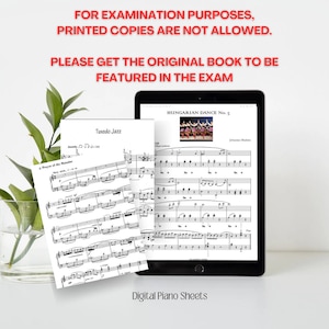 Love Theme Grade 5 Piano Solo Exam Piece by Rollin + Bonus Piece List C ...