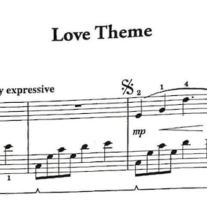 Love Theme Grade 5 Piano Solo Exam Piece by Rollin + Bonus Piece List C ...