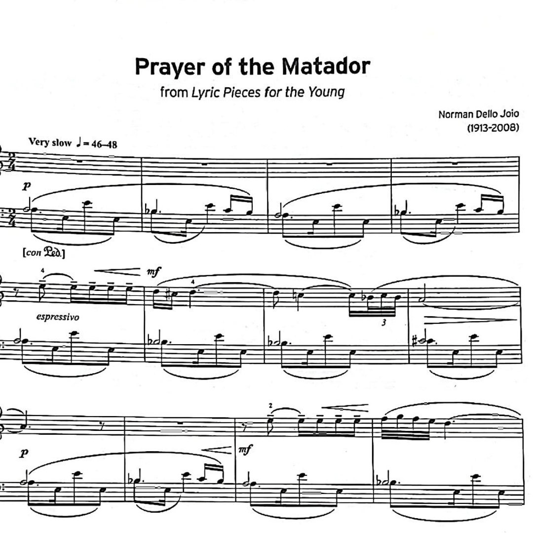 Prayer of the Matador | Grade 6 Piano Exam Piece - Etsy