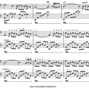 Nuvole Bianche (grade 5-6) Digital Piano Score and Audio Sample - Etsy