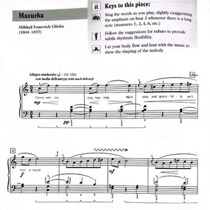 Mazurka grade 5 Piano Sheet With Artistic Performance Information - Etsy