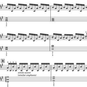 Experience (grade 6) Digital Piano Sheet and MP3 Sample - Etsy