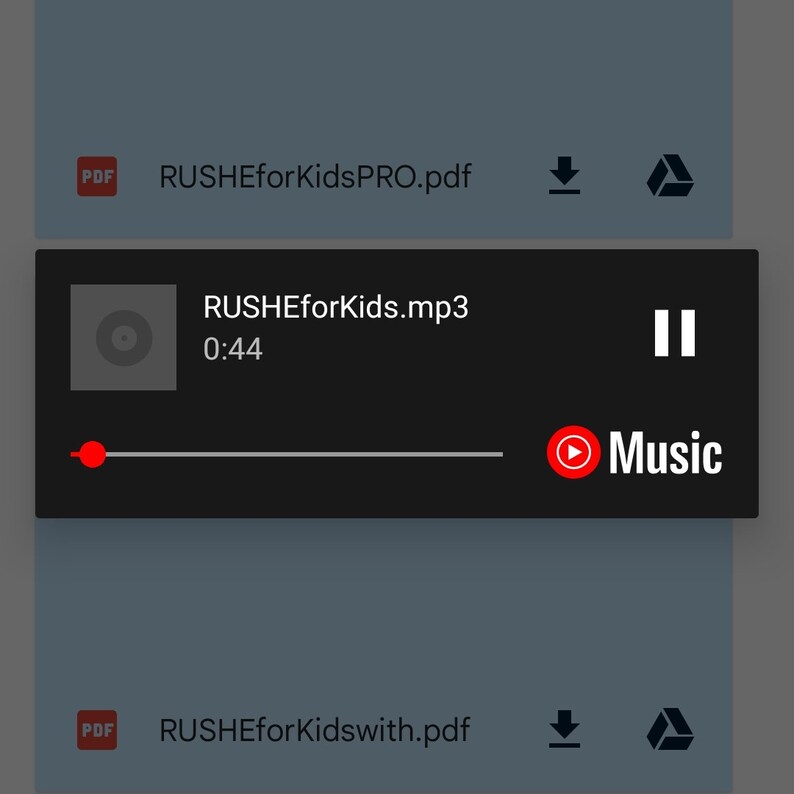 Rush E for Kids | Attractive Piano Sheet Music Score With Note Names ...