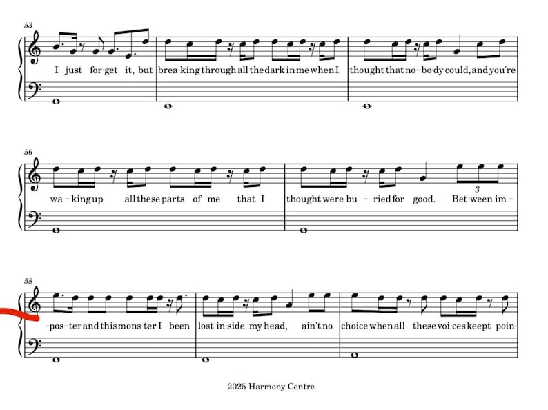 Free [for Kids] KPOP Demonhunters | Piano Sheet Music Score G1 - PDF ...