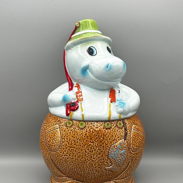 Hippo Cookie Jar - Etsy
