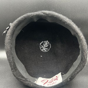 Vintage Merri-soie Merrimac Mohair Hat With Rhinestone Accent - Etsy