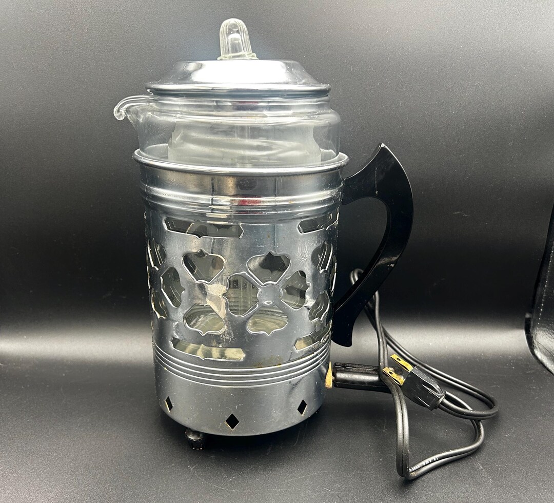 Coffee 4 Maid Electric Pyrex Percolator Coffee Maker - Etsy