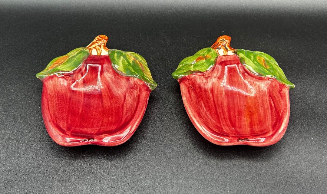 Franciscan Apple Spoon or Tea Bag Rests Set of 2 - Etsy