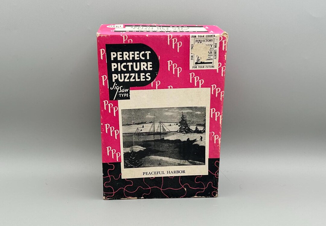 Perfect Picture Puzzle Peaceful Harbor WWII Edition #1410 - Etsy
