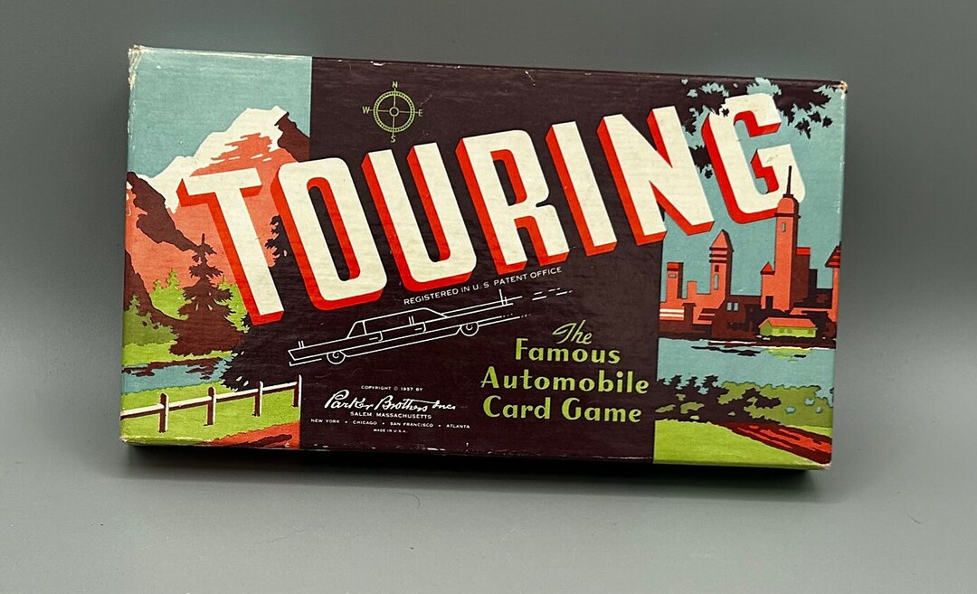 Touring 1957 Parker Brothers Game - Etsy